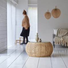 Tikamoon : Marius rattan Console table