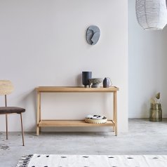 Console haute en teck 110 cm - Mobilier bois pour le salon - Tikamoon