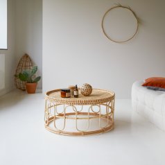 Tikamoon : Marius rattan Console table