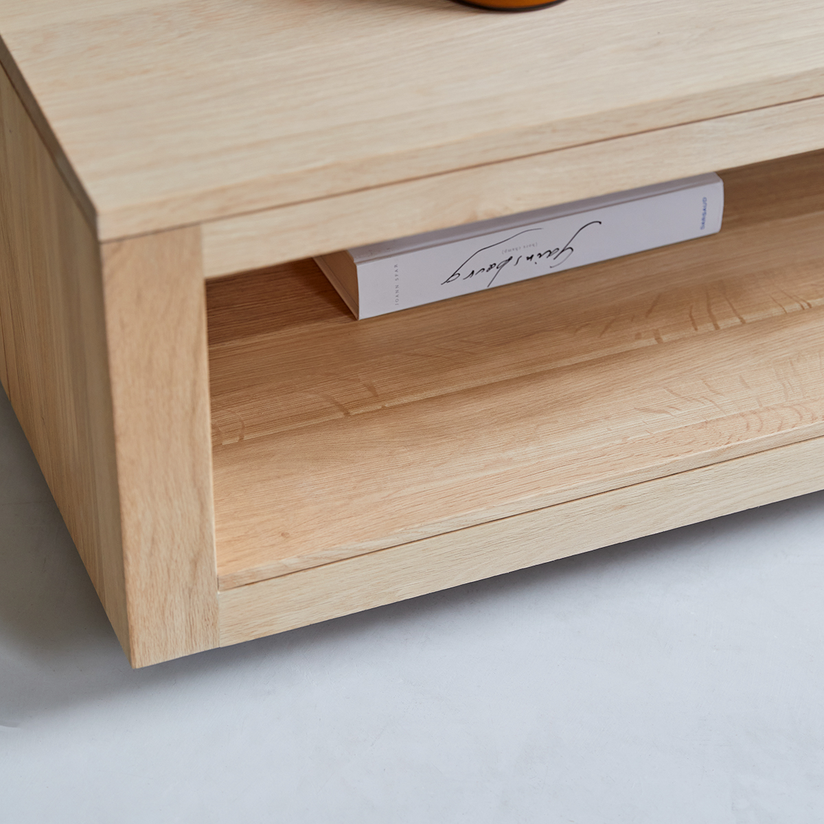 Portable oak coffee table 110 x 60 cm - Living room furniture