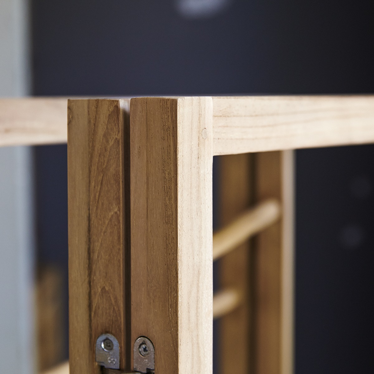 175 cm teak linen rack, Bathroom accessory, Tikamoon