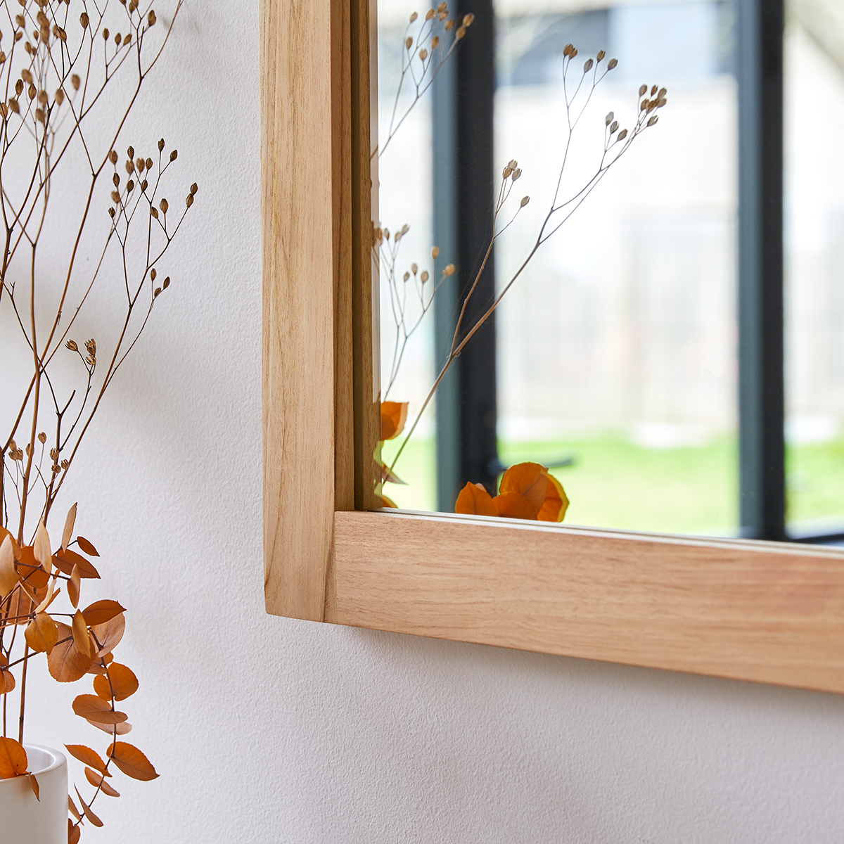 Teak mirror - Bahya Solo 70x50 mirrors sale at Tikamoon