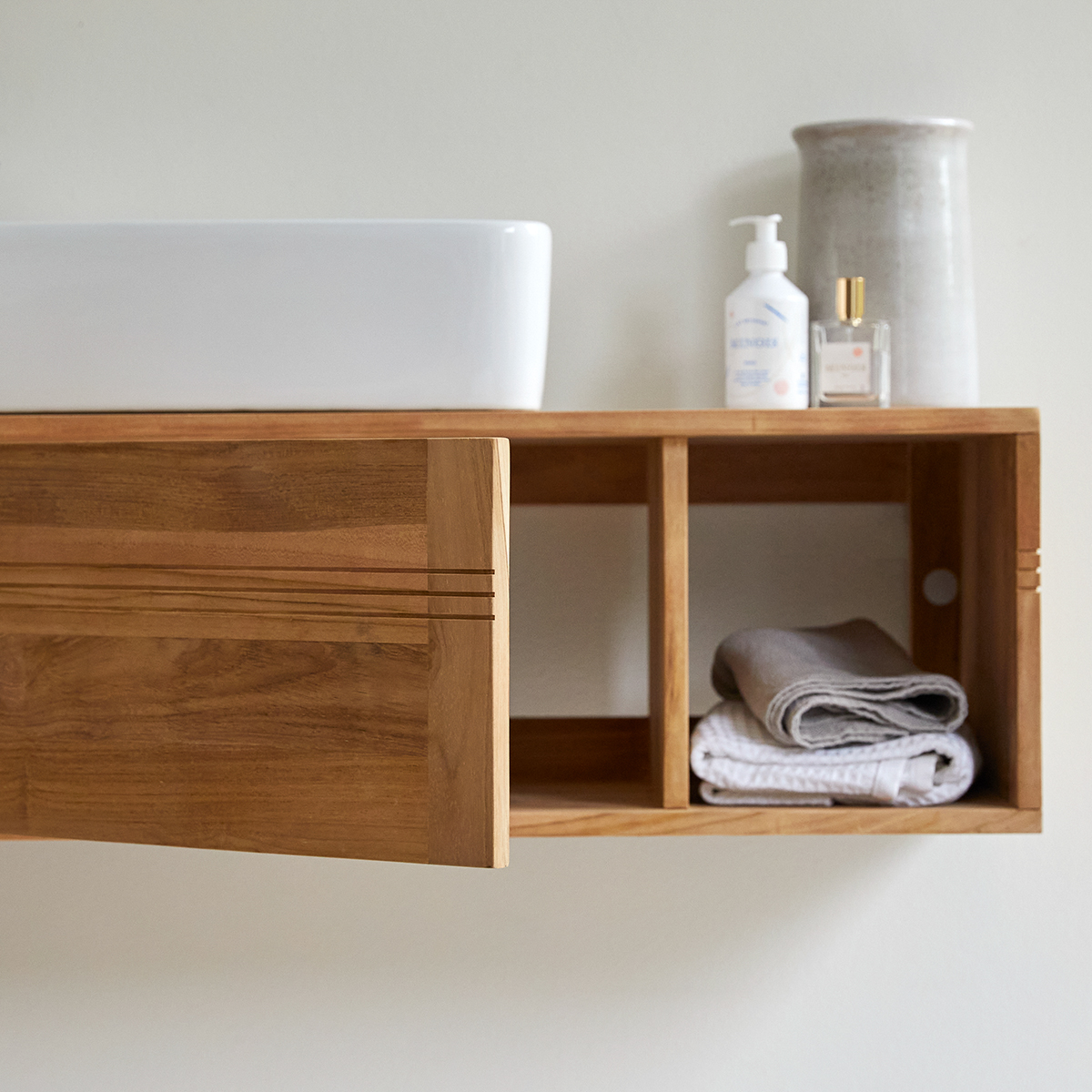 Wall mounted washstand - Basic solo washstand at Tikamoon
