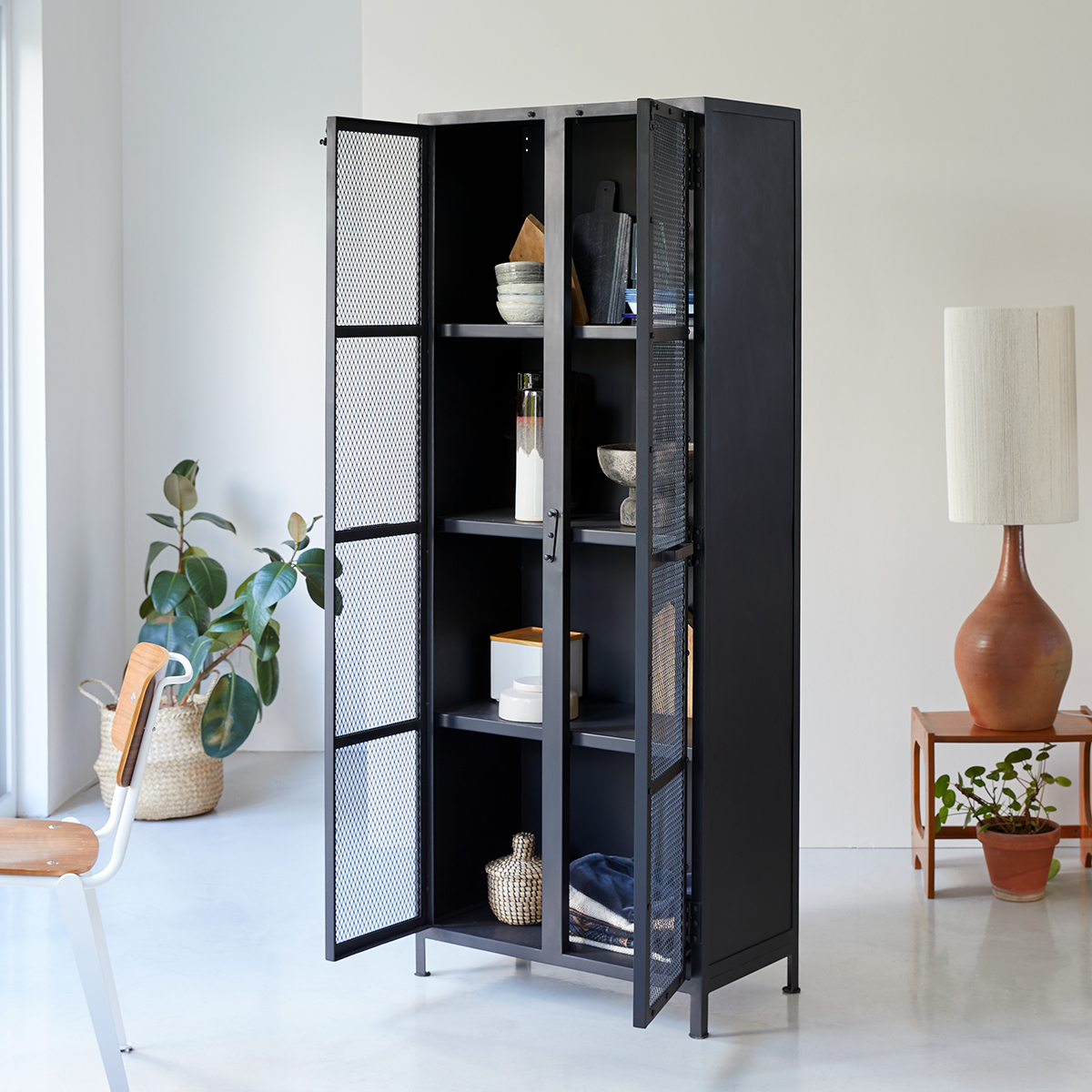 Tikamoon : Cléo - Metal mesh Kitchen cabinet