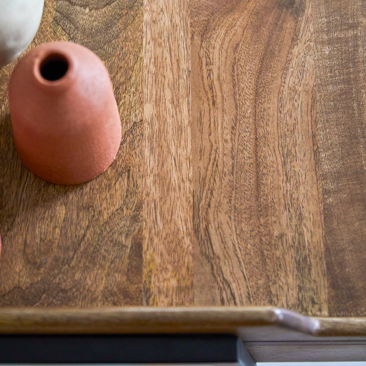 Mango and metal desk 114 cm - Office furniture - Tikamoon