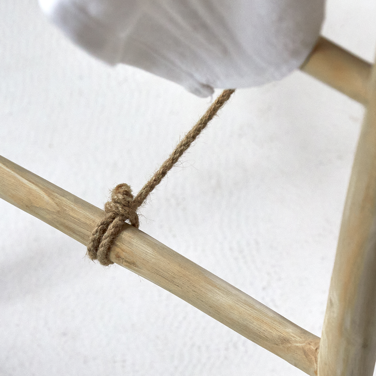 Teak ladder towel rack 100 cm - Bathroom accessory - Tikamoon