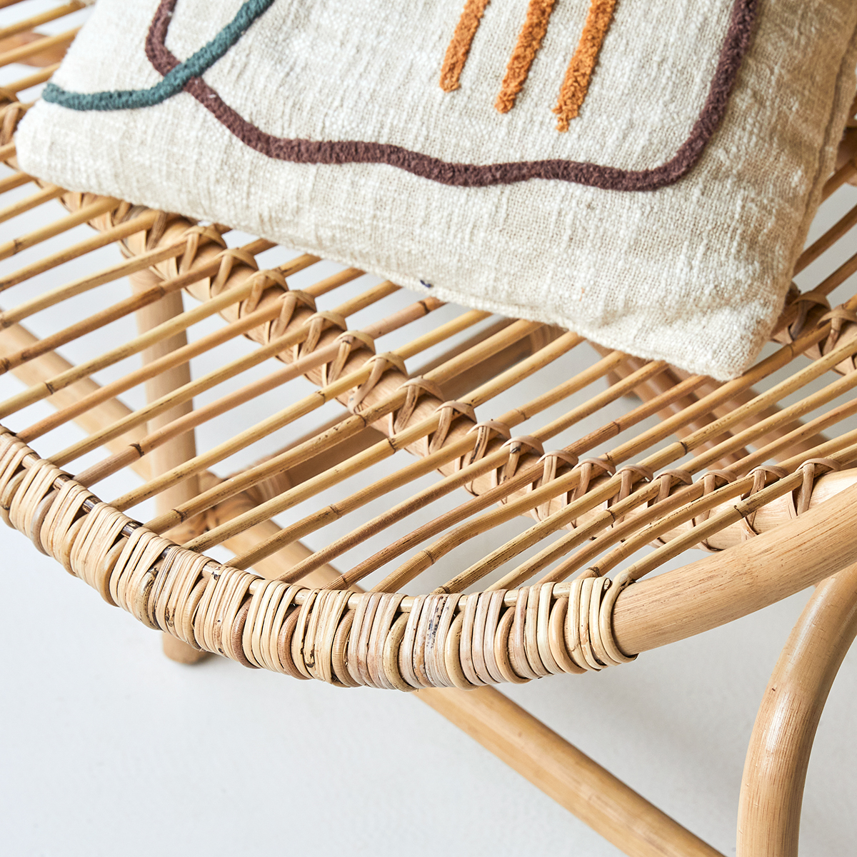 Tikamoon : Leontie - Rattan double Armchair