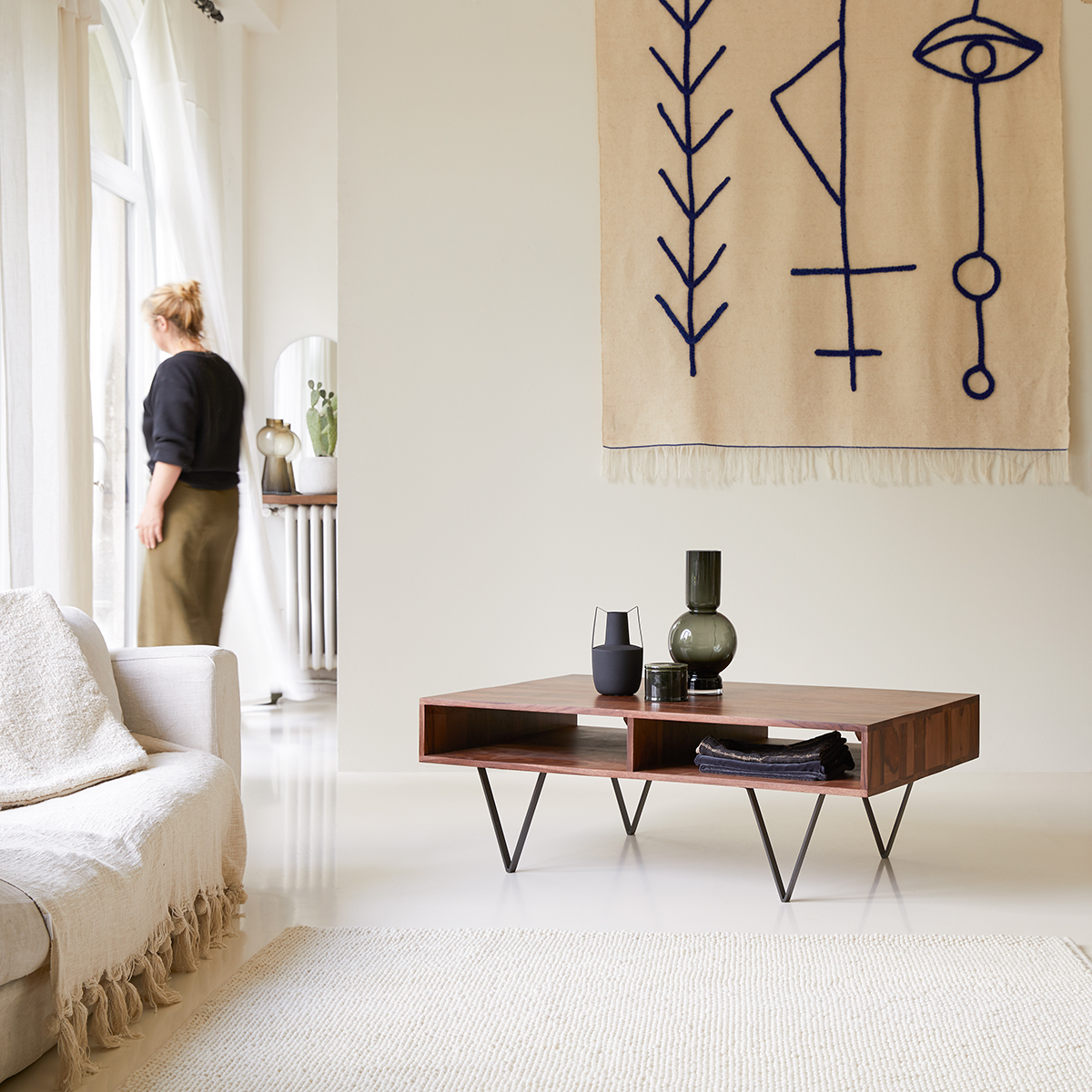 Tikamoon : Metric solid sheesham Coffee Table