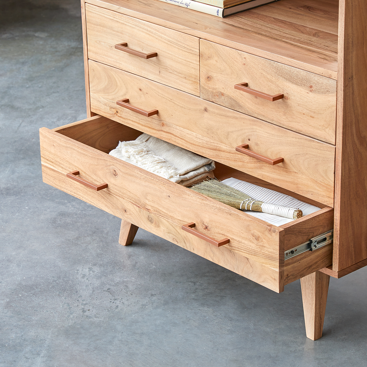Tikamoon : Oslo - Solid acacia Chest of drawers