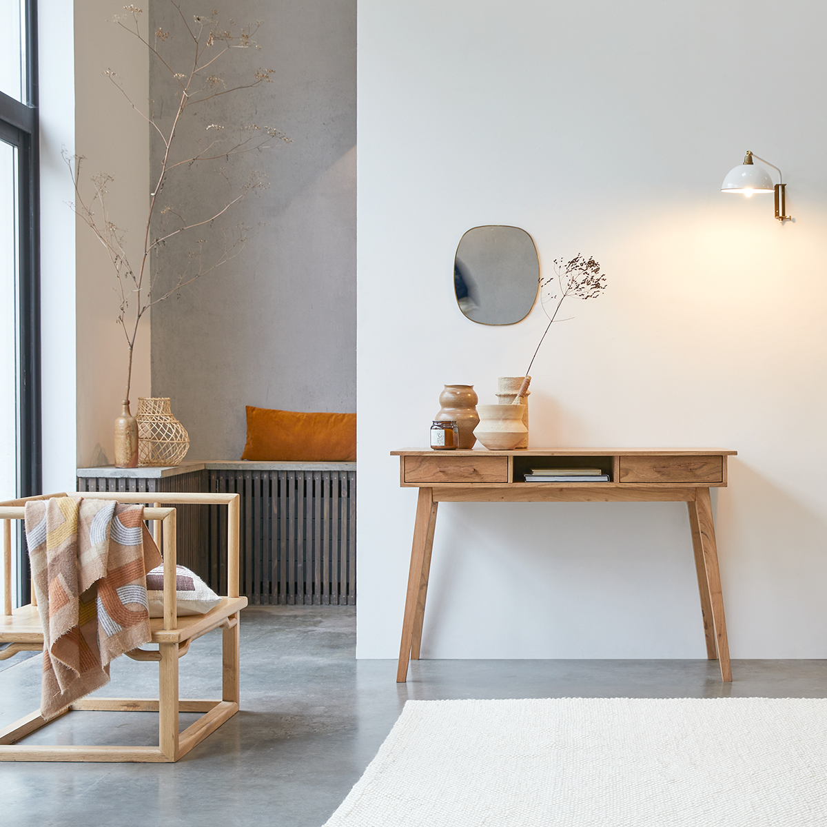 Acacia Console 117 cm - Oslo Scandinavian Sideboard by Tikamoon