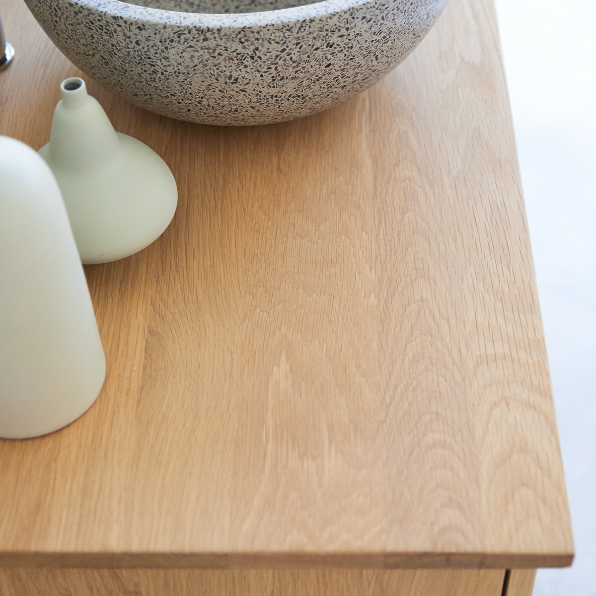 Oak vanity unit 165 cm - Bathroom units - Tikamoon