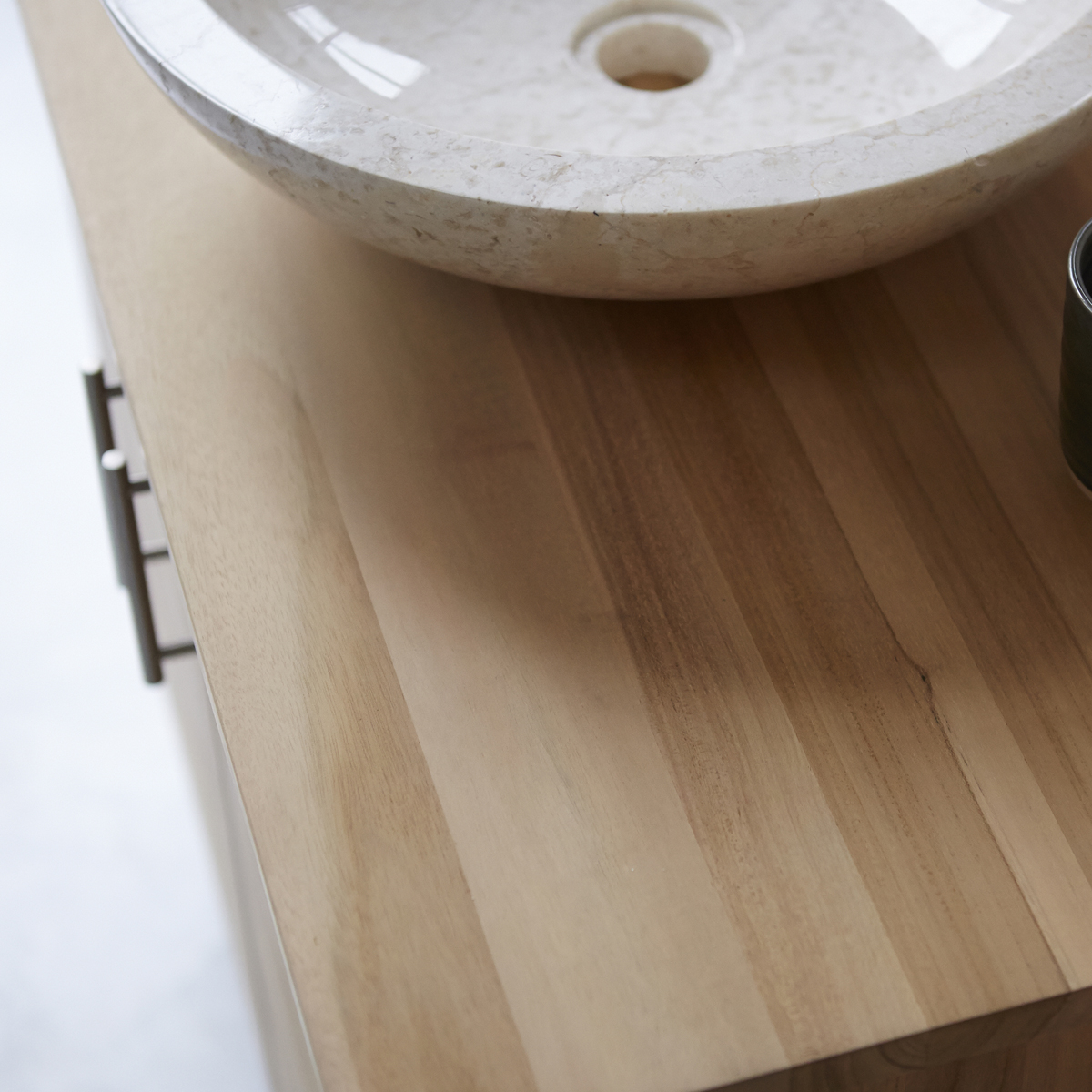 Soho Solo teak bathroom washstand - Under sink washstand - Tikamoon